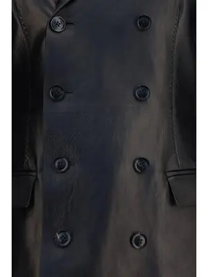 TOM FORD Double-breasted Lambskin Coat