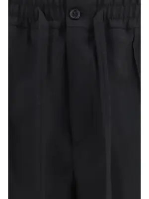 Valentino Garavani Vlogo Embroidered Cotton Gabardine Pants