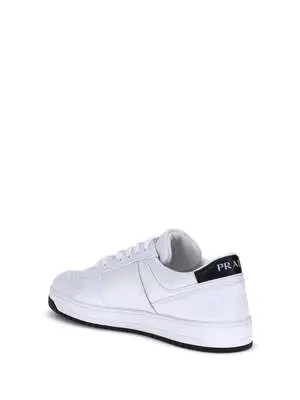 Prada Leather Lace-up Sneakers - White