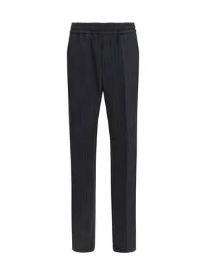 Versace Greek Monogram Pants - Black