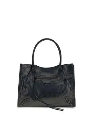 Balenciaga Small Le City Tote Bag - Black