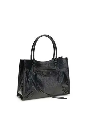Balenciaga Small Le City Tote Bag - Black