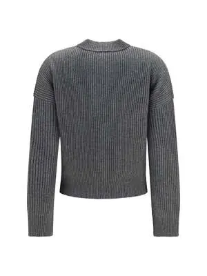 Max Mara Carnet Ribbed Cardigan - Gray