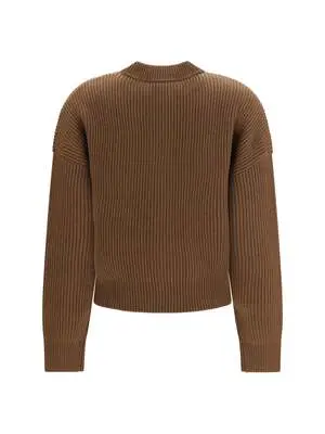 Max Mara Carnet Ribbed Zip-up Cardigan - Brown