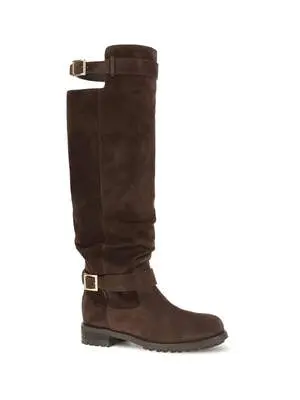 JIMMY CHOO Knee-high Biker Boots