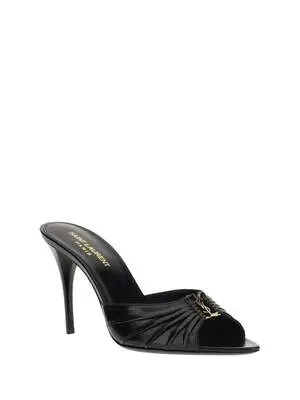 Saint Laurent Babylone Sandals - Black