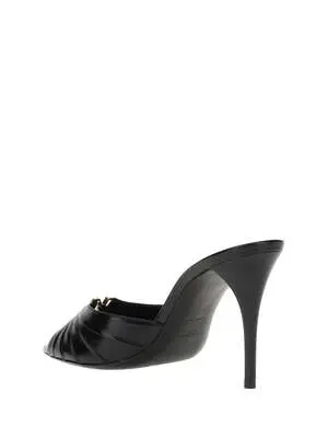 Saint Laurent Babylone Sandals - Black