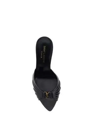 Saint Laurent Babylone Sandals - Black
