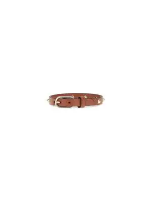 Valentino Garavani Rockstud Leather Bracelet - Brown