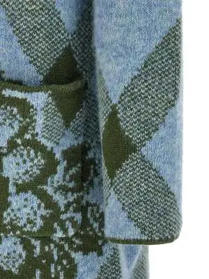 Dries Van Noten Patchwork Intarsia Cardigan