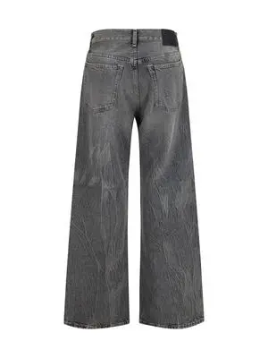 Acne Studios 2021f Wide-leg Jeans - Gray