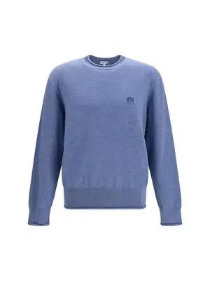 Loewe Cotton And Cashmere Sweater - Blue