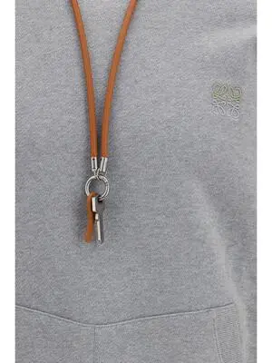 Loewe Hooded Sweatshirt With Drawstring And Keyring
