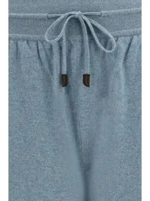 Loro Piana Merano Pants In Baby Cashmere - Blue