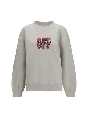 Off-White Off College Crewneck Sweatshirt - Gray