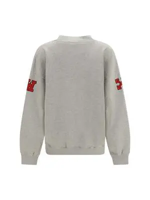 Off-White Off College Crewneck Sweatshirt - Gray