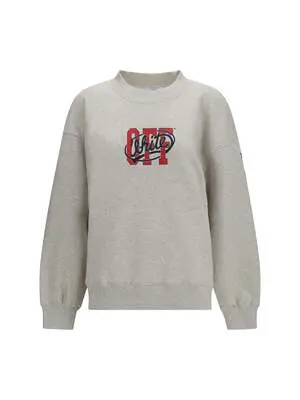 Off-White Off College Crewneck Sweatshirt - Gray