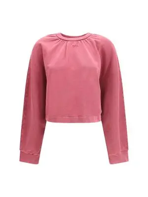 Off-White Off Stamp Balloon Crewneck Sweatshirt - Pink