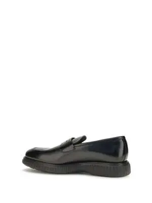 FERRAGAMO Brushed Calfskin Loafers