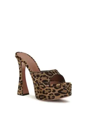 Amina Muaddi Leopard-print Dalida Sandals
