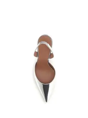 Amina Muaddi Holli Slingback Pumps