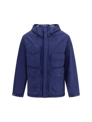 C.P. COMPANY T-flatt Nylon Goggle Jacket - Blue