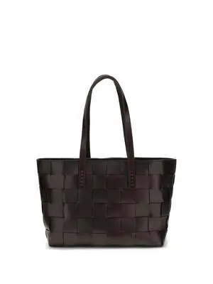 Dragon Diffusion Handwoven Leather Tote Bag