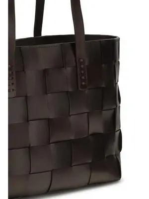 Dragon Diffusion Handwoven Leather Tote Bag