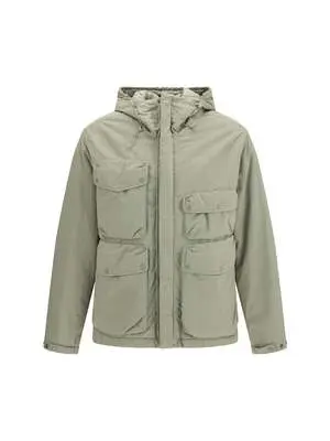 C.P. COMPANY T-flatt Nylon Goggle Jacket - Gray