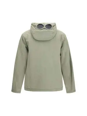 C.P. COMPANY T-flatt Nylon Goggle Jacket - Gray
