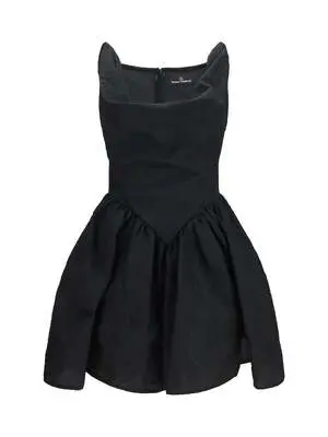 VIVIENNE WESTWOOD Cotton Mini Dress - Black