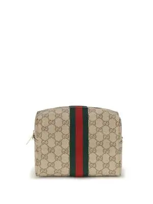Gucci Mini Camera Bag Shoulder Bag With Web - Cream