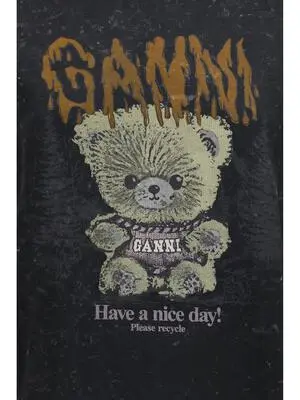 GANNI Isoli Forest Teddy Sweatshirt