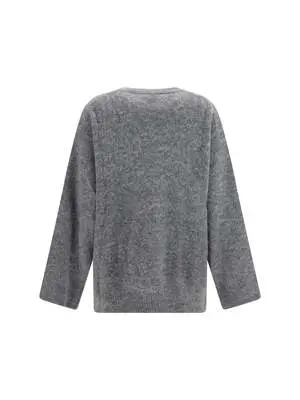 GANNI Mushroom Teddy Alpaca-blend Sweater