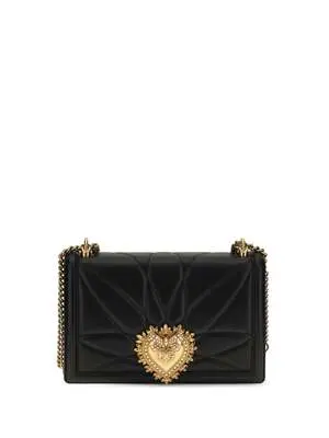 Dolce & Gabbana Large Devotion Shoulder Bag - Black