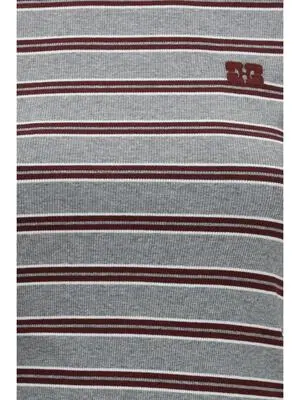 GANNI Double-sleeve Striped Cotton T-shirt
