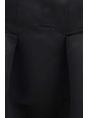 GANNI Duchesse Satin Corset Midi Dress