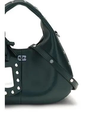 GANNI Mini Studded Hobo Handbag