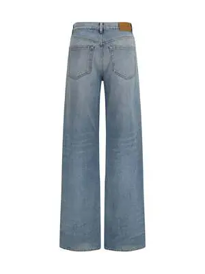Saint Laurent 90's High-waisted Wide-leg Jeans