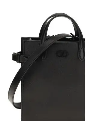 Valentino Garavani Small Antibes Grainy Leather Handbag