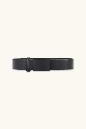 THE NOLI SHOP The Noli Shop Bianca Belt With Gold-Tone Buckle Noir