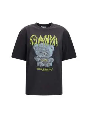 GANNI Forest Teddy Graphic T-shirt