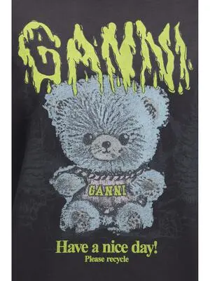 GANNI Forest Teddy Graphic T-shirt