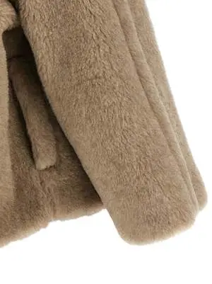 Max Mara Alpaca And Cashmere Blend Teddy Coat