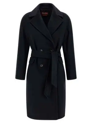 Max Mara Panteon' Coat - Blue