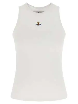 VIVIENNE WESTWOOD 90's Ribbed Cotton Jersey Top