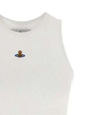 VIVIENNE WESTWOOD 90's Ribbed Cotton Jersey Top
