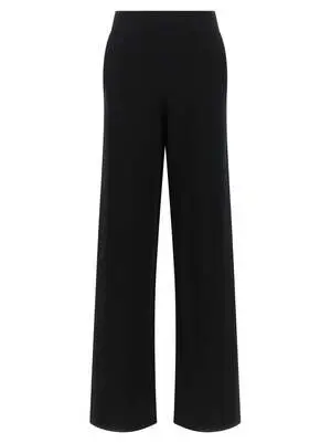 Max Mara Max Mara Baldo Wide-Leg Knit Pants Black
