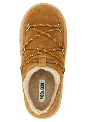 Moon Boot Park Slipper Suede Mules - Brown