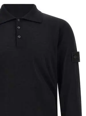 Stone Island 5100076' Polo Shirt - Black
